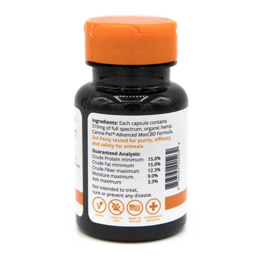 Capsules: Canna-Pet® Advanced MaxCBD – 30 capsules - Canna-Pet®